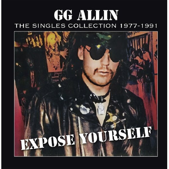 GG Allin - Expose Yourself: The Singles Collection 1977-1991 (LP) – 3345 Record Store The Hague