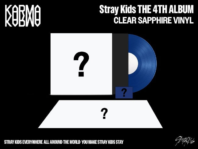 Stray Kids - Karma (Clear Sapphire Vinyl LP) – 3345 Record Store The Hague