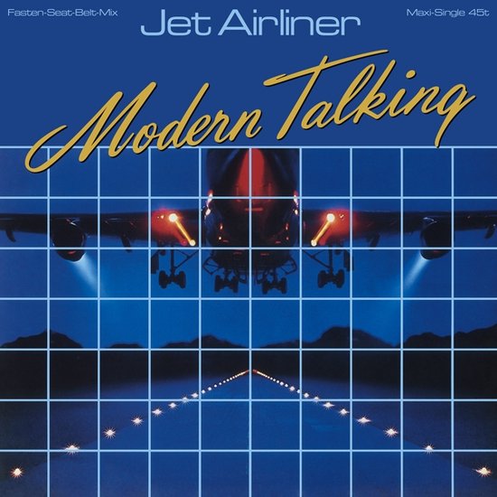 Modern Talking - Jet Airliner (Blue & Red Marbled Vinyl) – 3345 Record ...